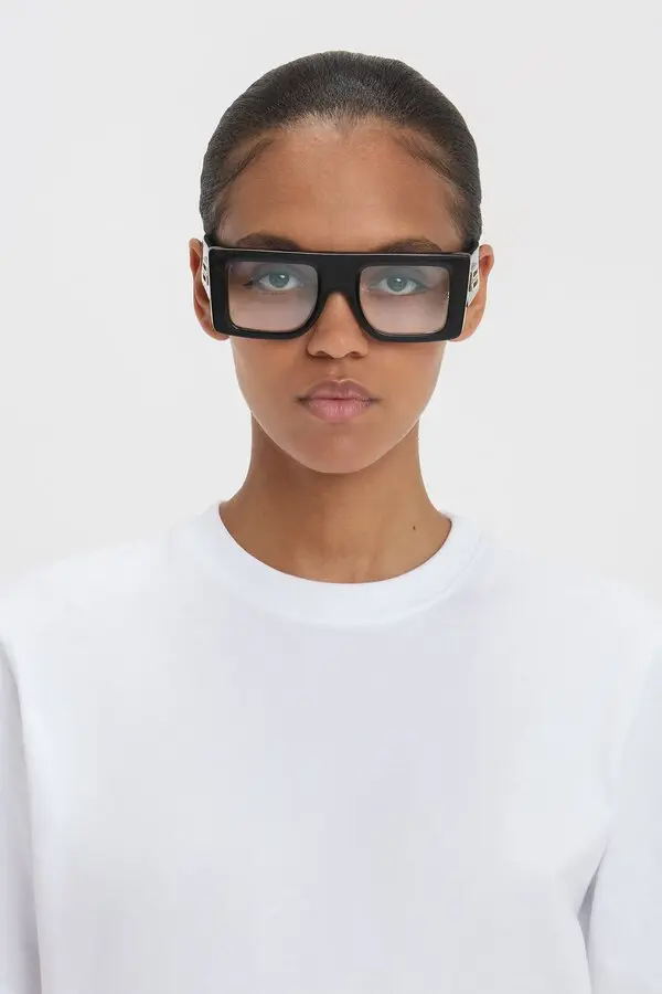 Victoria Beckham Oversized Flat Top Opticals