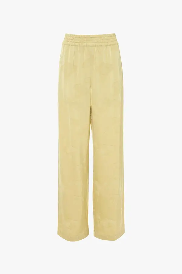Victoria Beckham Pyjama Trouser - Gold