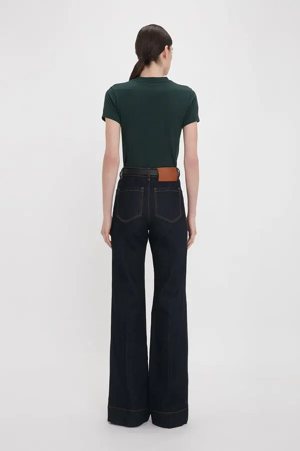 Victoria Beckham Shrunken Logo Tee
