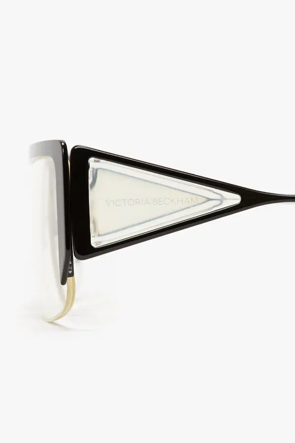 Victoria Beckham Flat Top Rectangular Opticals