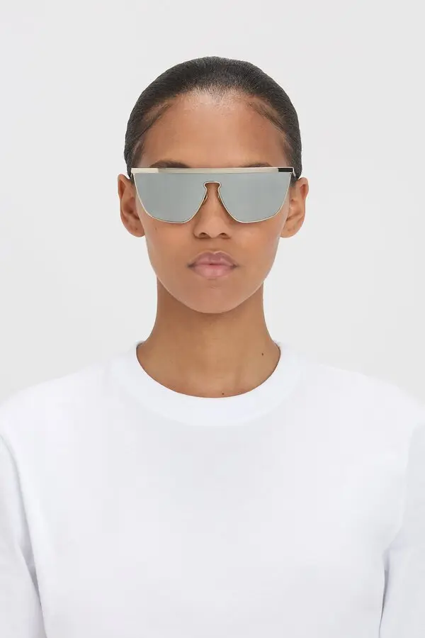 Victoria Beckham Geometric Visor Sunglasses