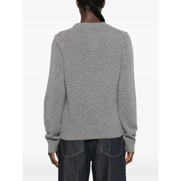 GANNI Grey Knitwear Jumpers