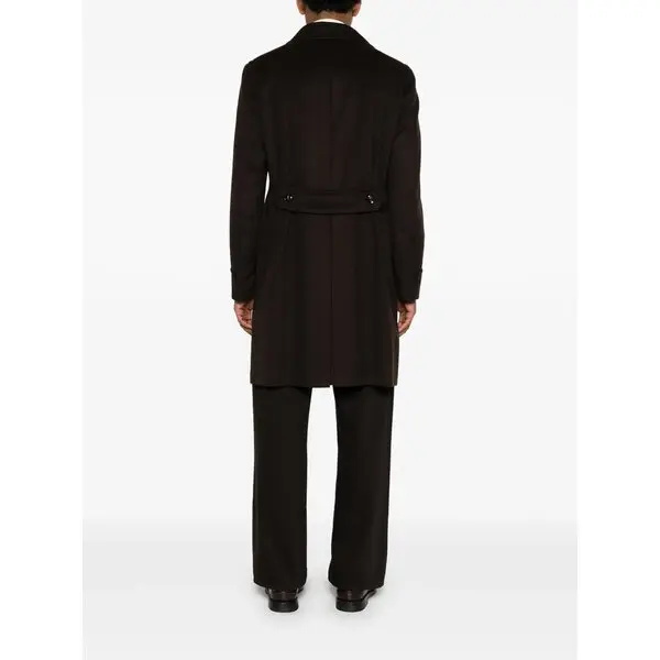 Tagliatore Coats Double Breasted Coats - Brown