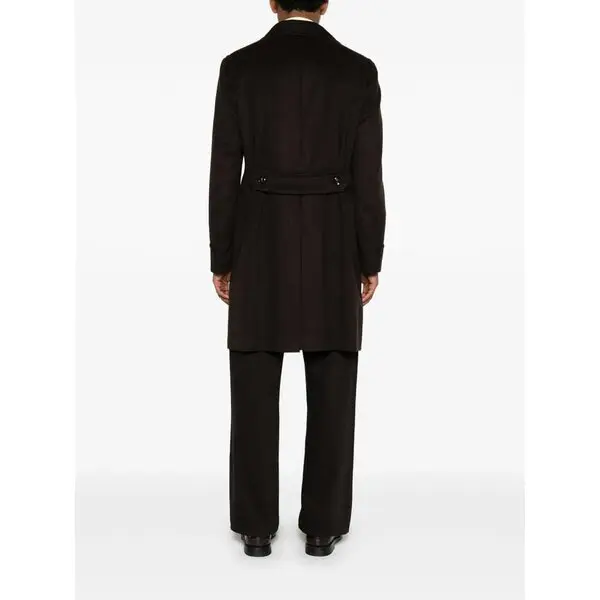 Tagliatore Coats Double Breasted Coats - Brown