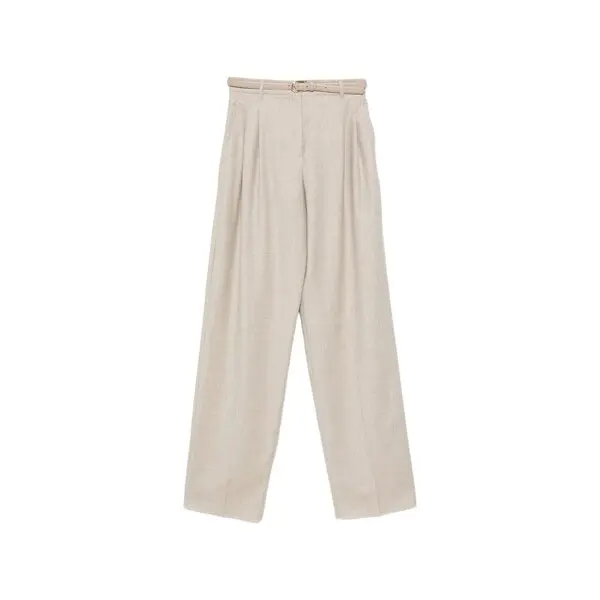 Max Mara Neutrals Trousers Tailored Trousers