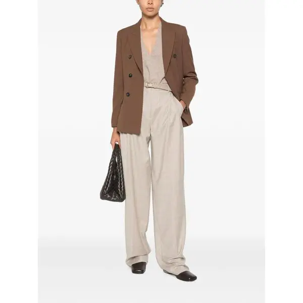 Max Mara Neutrals Trousers Tailored Trousers