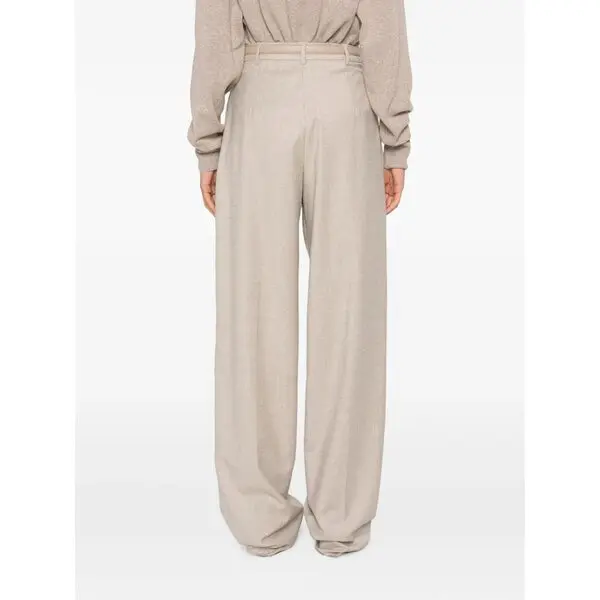 Max Mara Neutrals Trousers Tailored Trousers