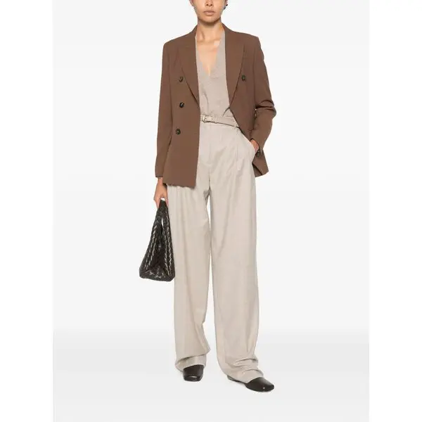 Max Mara Neutrals Trousers Tailored Trousers