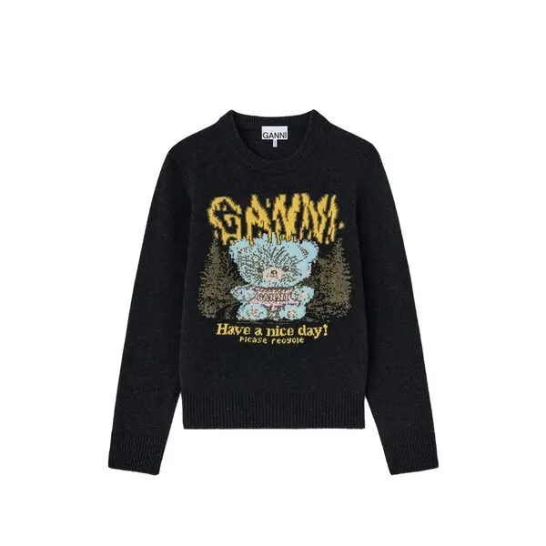 GANNI Knitwear Jumpers - Black