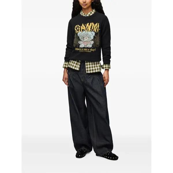 GANNI Knitwear Jumpers - Black