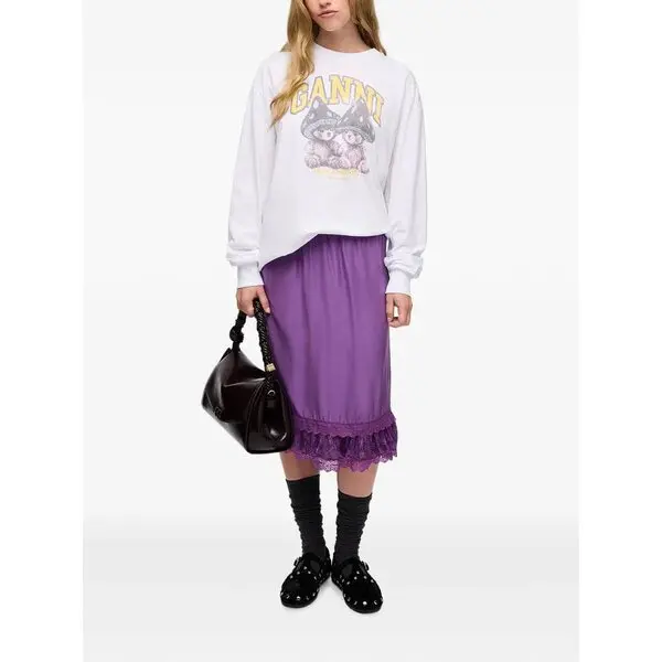 GANNI Tops T-shirts & Jerseys - White