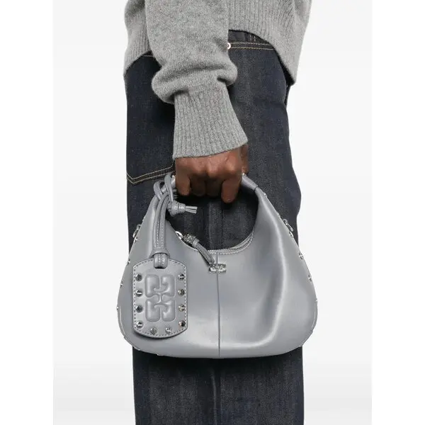 GANNI Grey Tote Bags