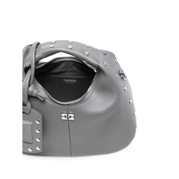 GANNI Grey Tote Bags