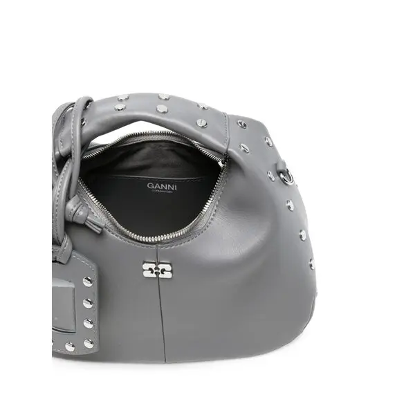 GANNI Grey Tote Bags - Gray