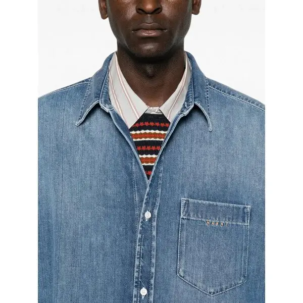 Marni Jackets Shirt Jackets - Blue