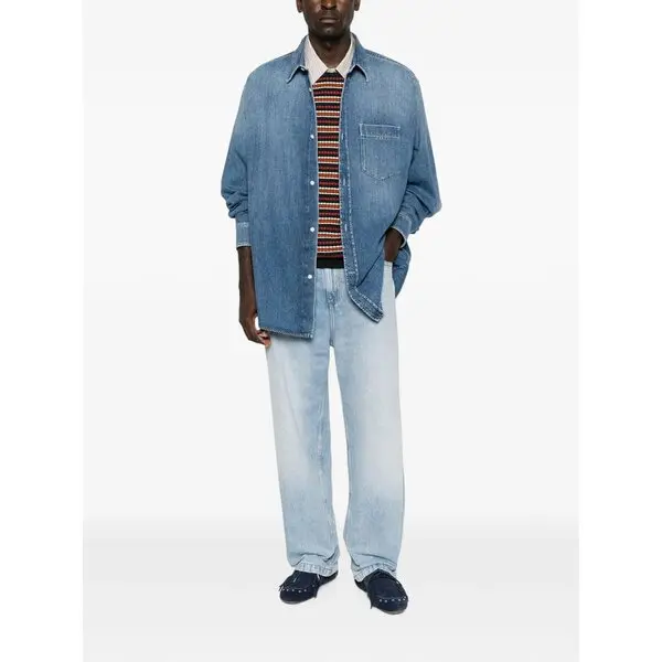 Marni Jackets Shirt Jackets - Blue