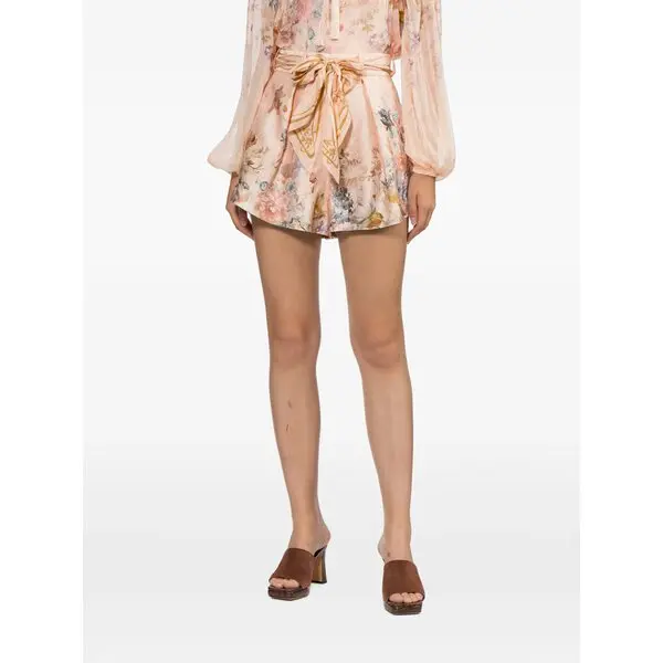 Zimmermann Neutrals Shorts Tailored Shorts - Cream
