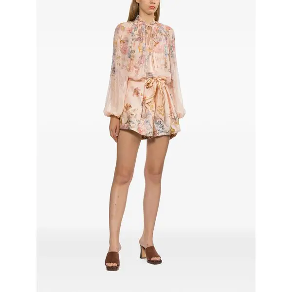 Zimmermann Neutrals Shorts Tailored Shorts - Cream