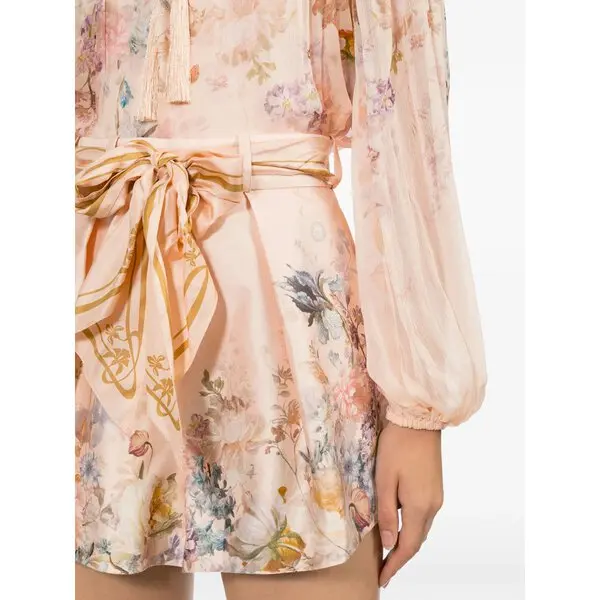 Zimmermann Neutrals Shorts Tailored Shorts - Cream