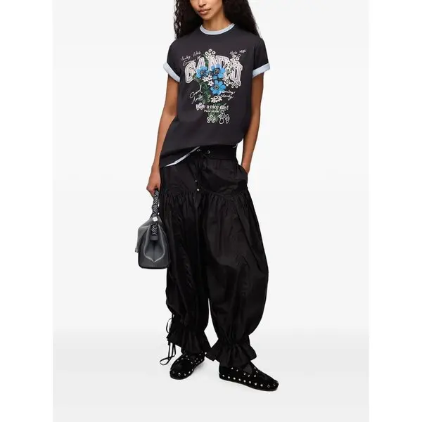 GANNI Tops T-shirts & Jerseys - Black