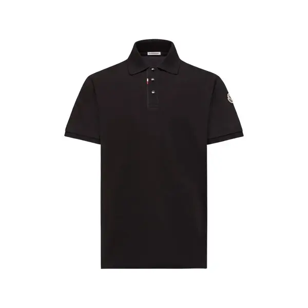 Moncler Polo Shirts - Black