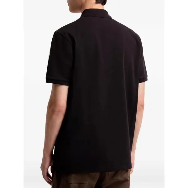 Moncler Polo Shirts - Black