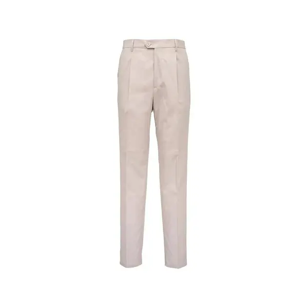 Brunello Cucinelli Neutrals Trousers Regular & Straight-leg Trousers - Cream