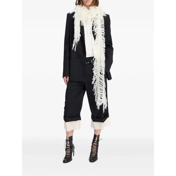 ANN DEMEULEMEESTER Scarves - White
