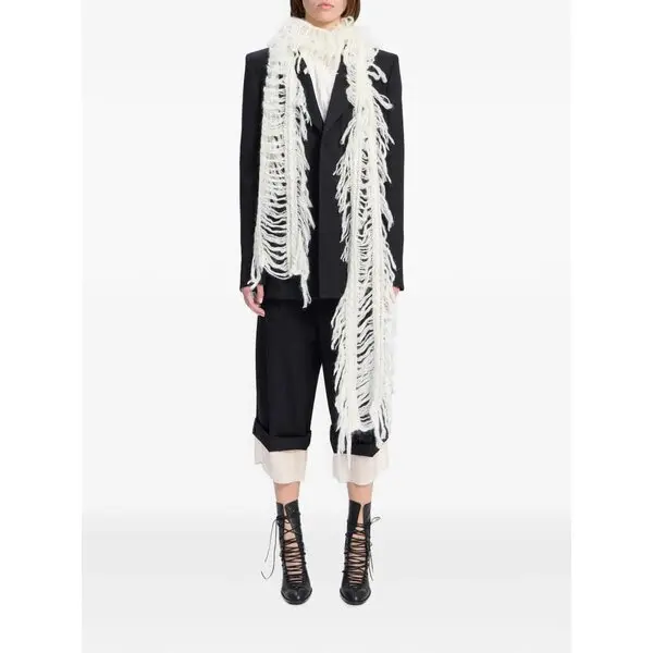 ANN DEMEULEMEESTER Scarves - White