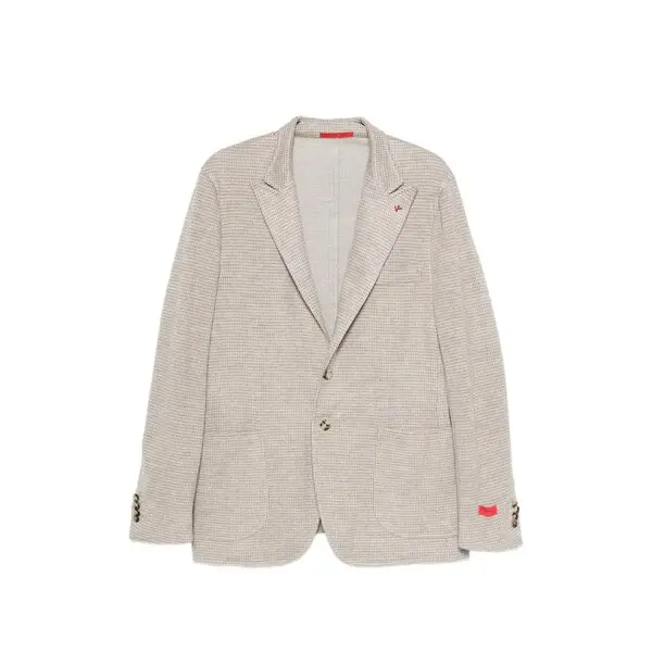 Isaia Neutrals Jackets Blazers - Cream