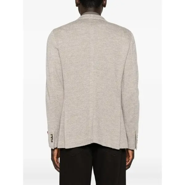 Isaia Neutrals Jackets Blazers - Cream