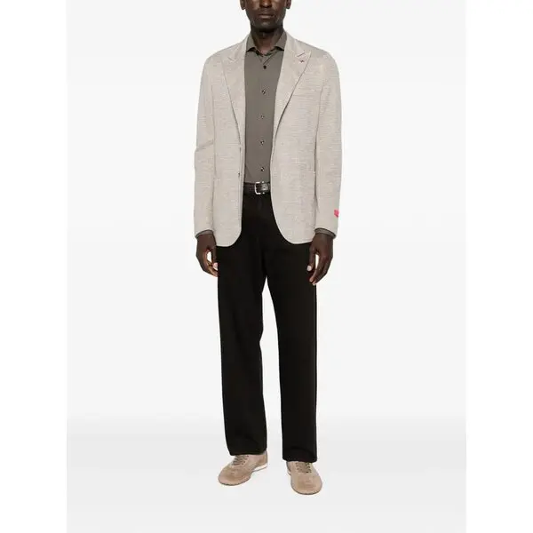 Isaia Neutrals Jackets Blazers - Cream