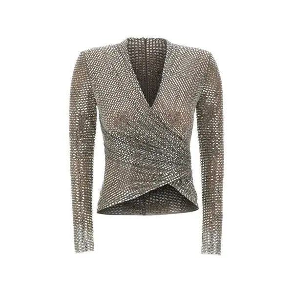 SELF-PORTRAIT Tops Blouses - Silver