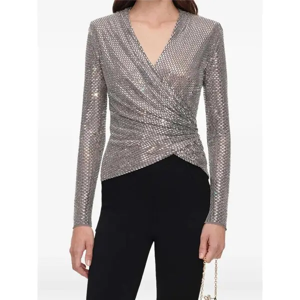 SELF-PORTRAIT Tops Blouses - Silver