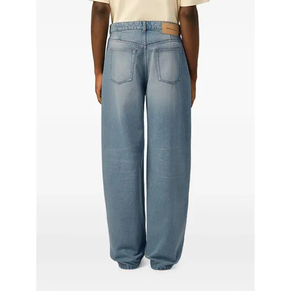 AMI Paris Denim Wide-leg Jeans