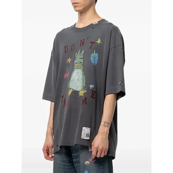 Mihara Yasuhiro Grey T-shirts & Vests T-shirts