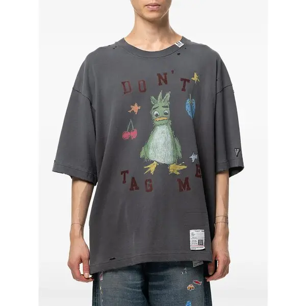 Mihara Yasuhiro Grey T-shirts & Vests T-shirts