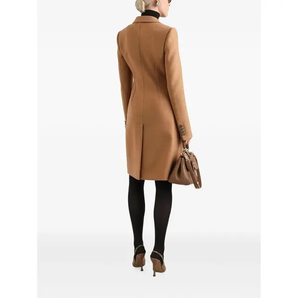 Dolce & Gabbana Neutrals Coats Double Breasted & Peacoats