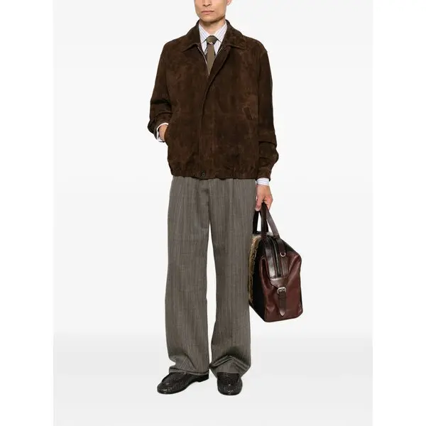 Dries Van Noten Grey Trousers Wide-leg Trousers