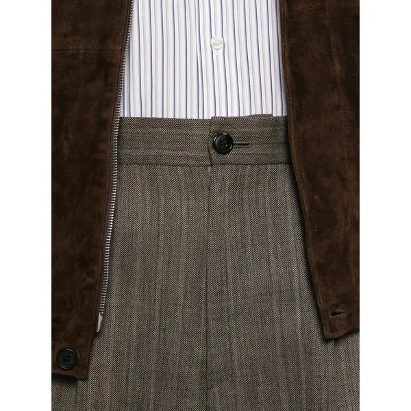 Dries Van Noten Grey Trousers Wide-leg Trousers