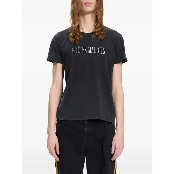 ANN DEMEULEMEESTER Grey T-shirts & Vests T-shirts