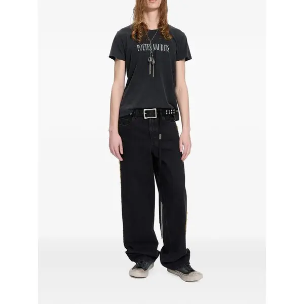ANN DEMEULEMEESTER Grey T-shirts & Vests T-shirts