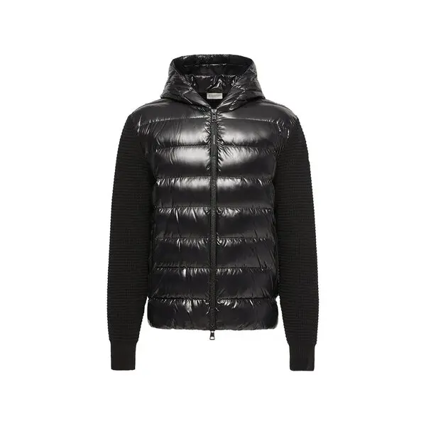Moncler Jackets Hooded Jackets - Black