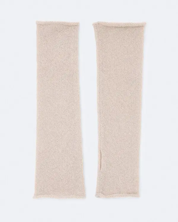 ALLSAINTS Innes Mohair-blend Armwarmers - Brown