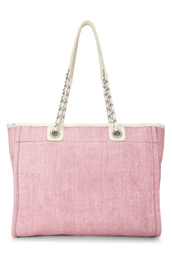 Chanel Raffia Deauville Shopping Tote