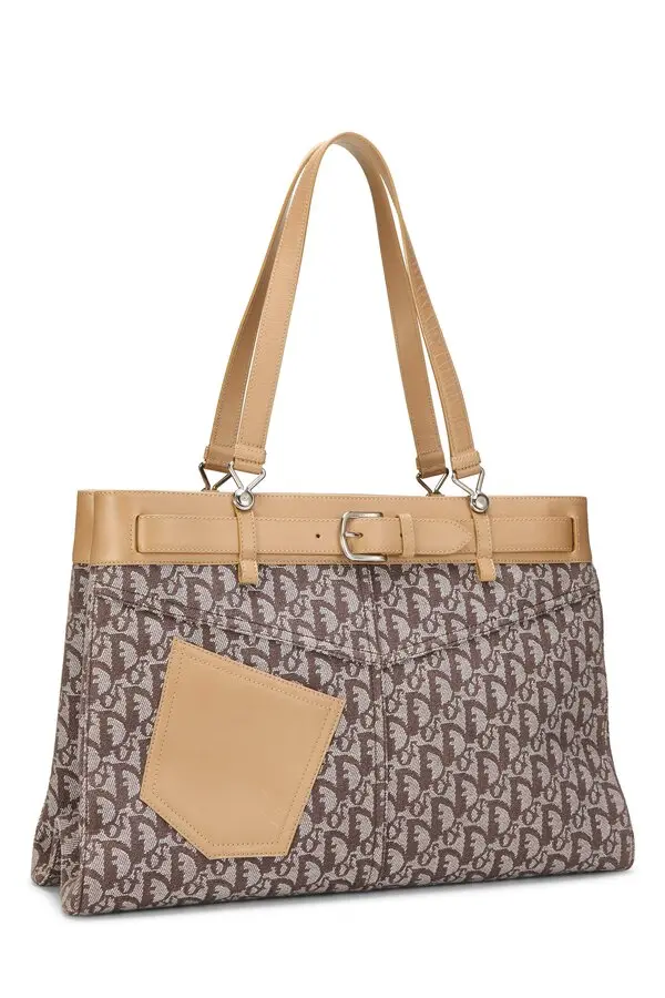 Dior Trotter Canvas Jeans Pocket Tote