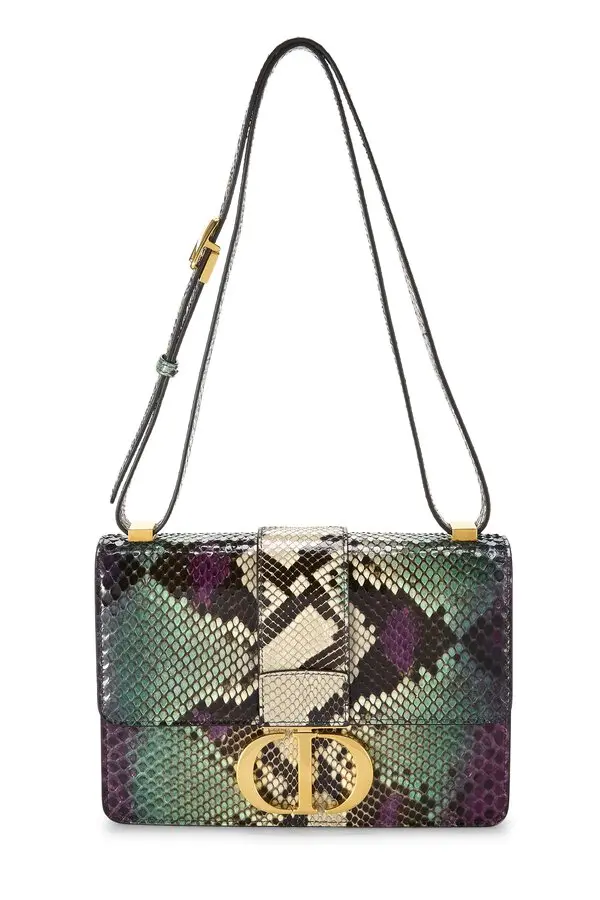 Dior Multicolor Python 30 Montaigne Box Bag - Multi