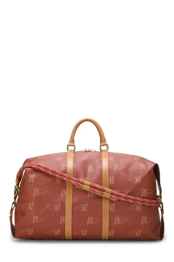 LOUIS VUITTON Orange Cup Boston Bag