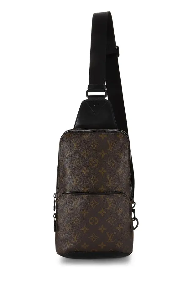 LOUIS VUITTON Monogram Macassar Avenue Sling
