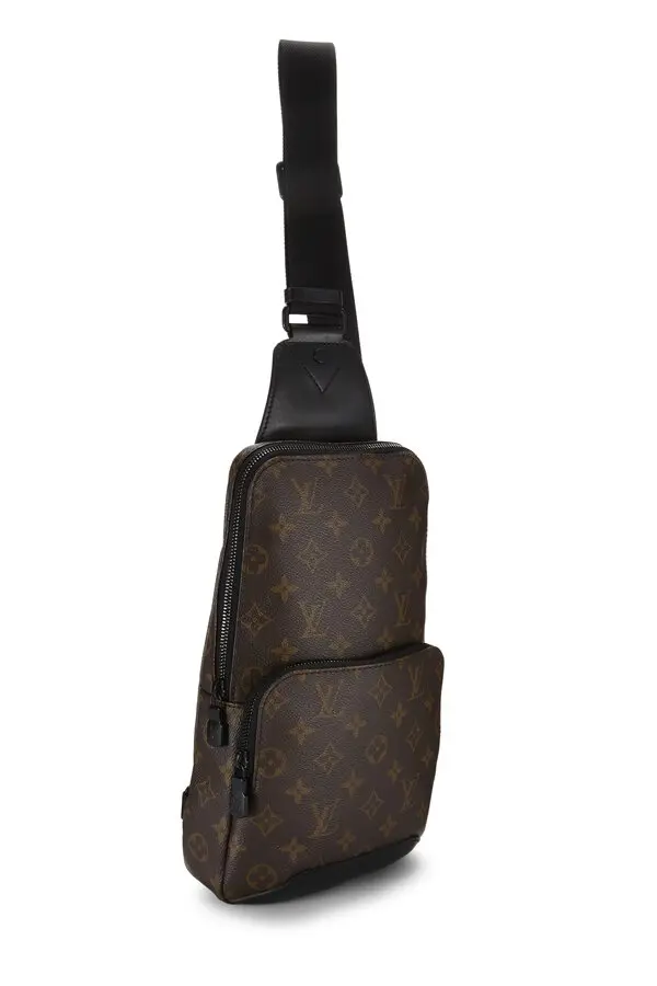 LOUIS VUITTON Monogram Macassar Avenue Sling